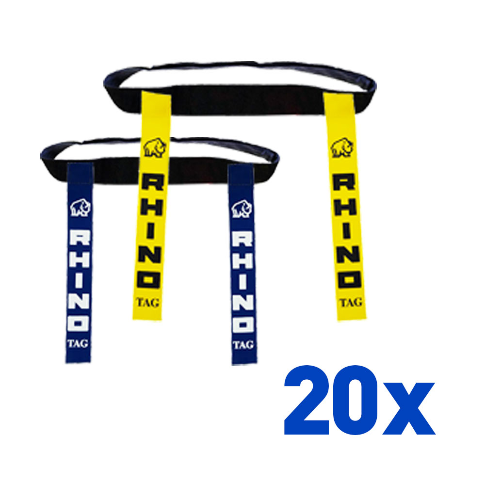 Set Tag Rugby con cinture, tag colorati e borsa gratis - Rhino Rugby Italia